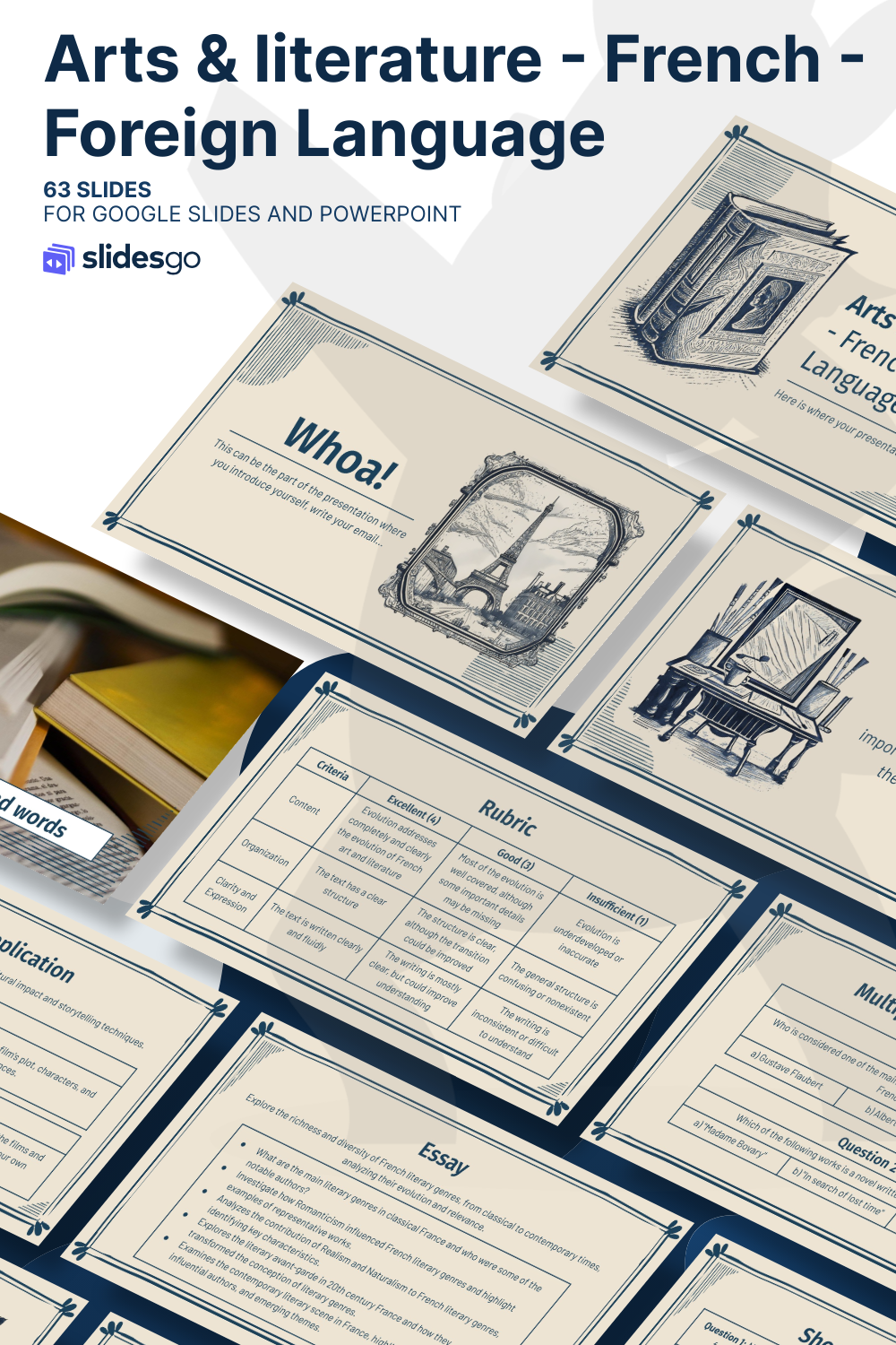 Arts and literature - French - Foreign Language - 8th Grade