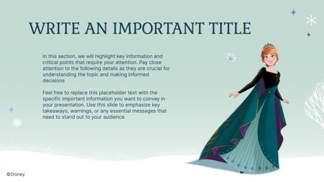 Discover Frozen Presentation