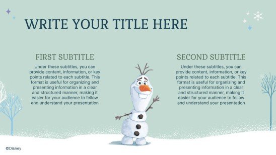 Discover Frozen Presentation