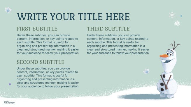 Discover Frozen Presentation