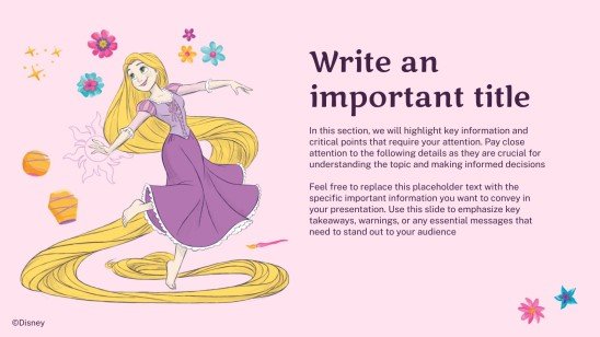 라푼젤 프레젠테이션