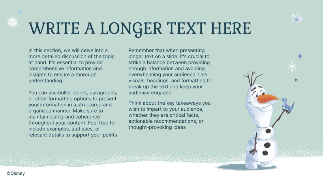 Discover Frozen Presentation