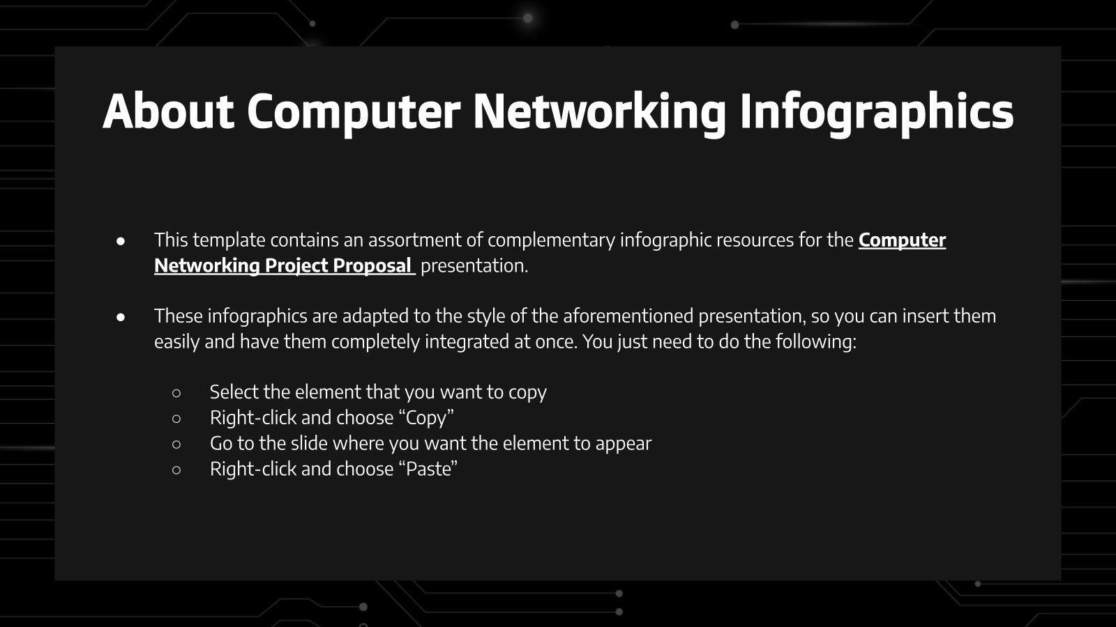 Computer Networking Project Proposal Infographics