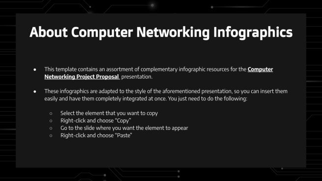 Computer Networking Project Proposal Infographics
