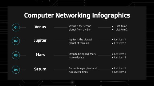 Computer Networking Project Proposal Infographics