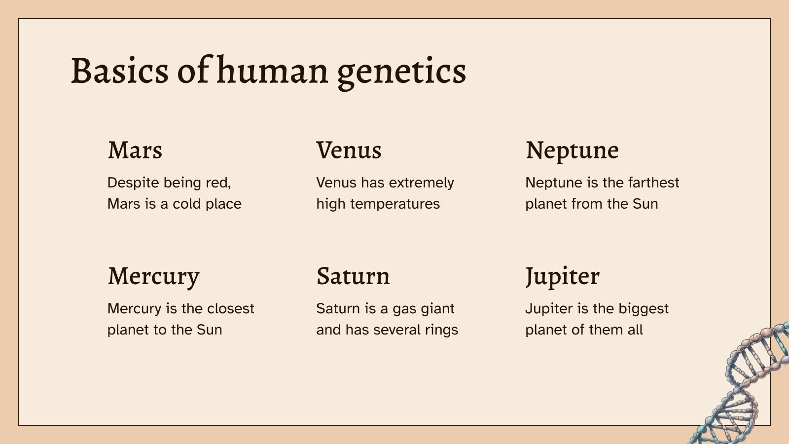 Genetics and Evolution - Science - 11th Grade