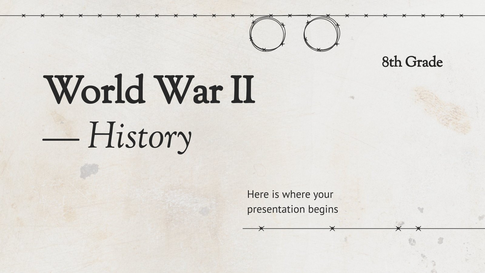 World War II - History - 8th Grade Presentation