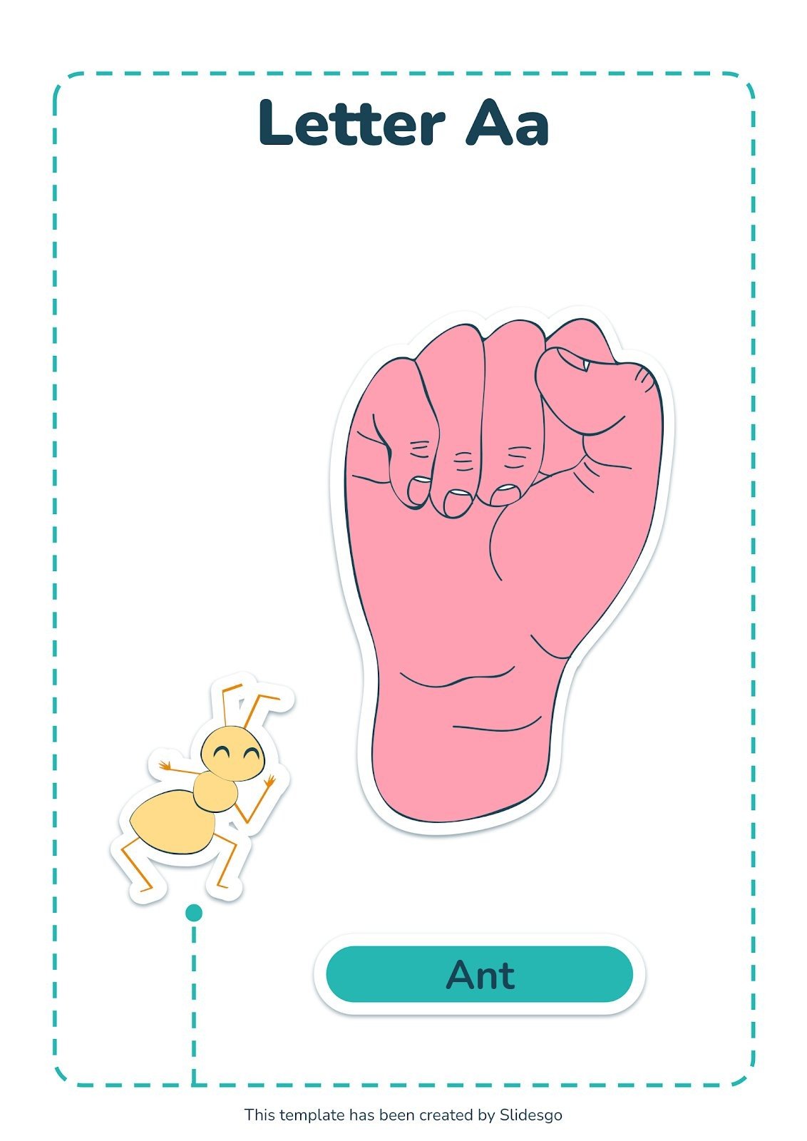 Spanish Sign Language Alphabet Printable Poster for Pre-K