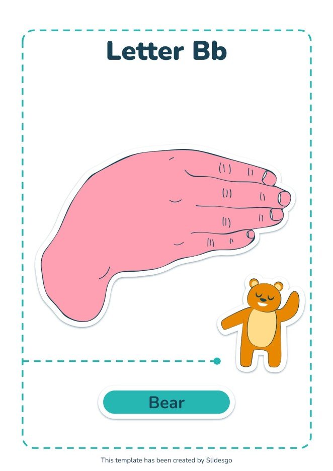 Spanish Sign Language Alphabet Printable Poster for Pre-K