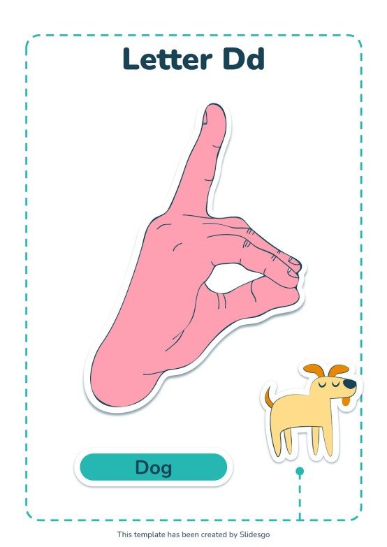 Spanish Sign Language Alphabet Printable Poster for Pre-K