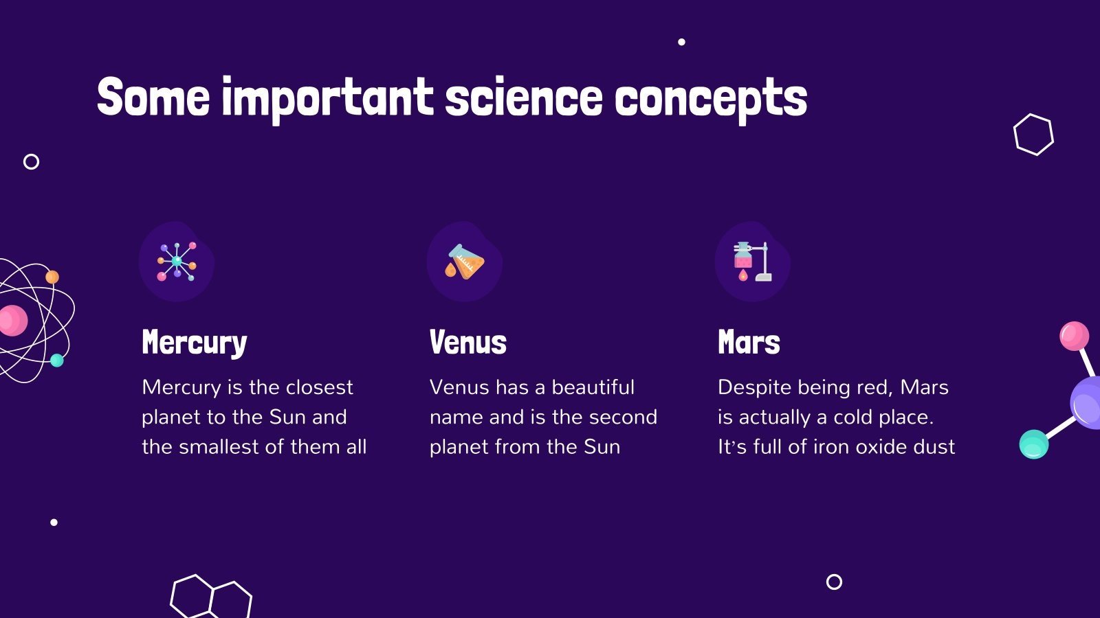 Physical Sciences - Science - 6th Grade Presentation