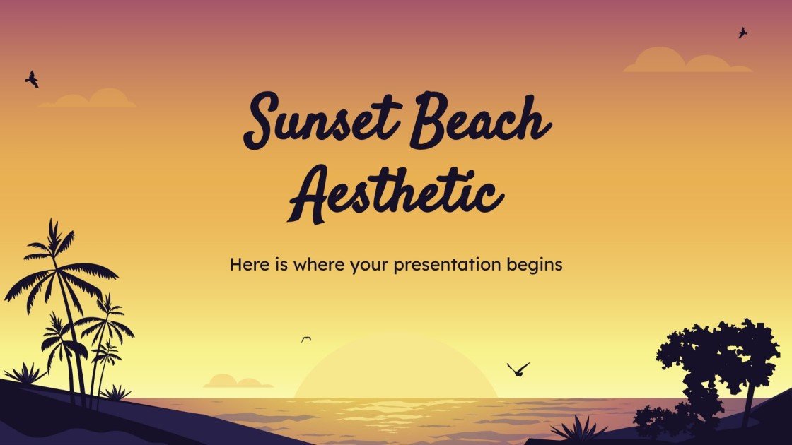 Free Sunset-themed templates for Google Slides & PowerPoint