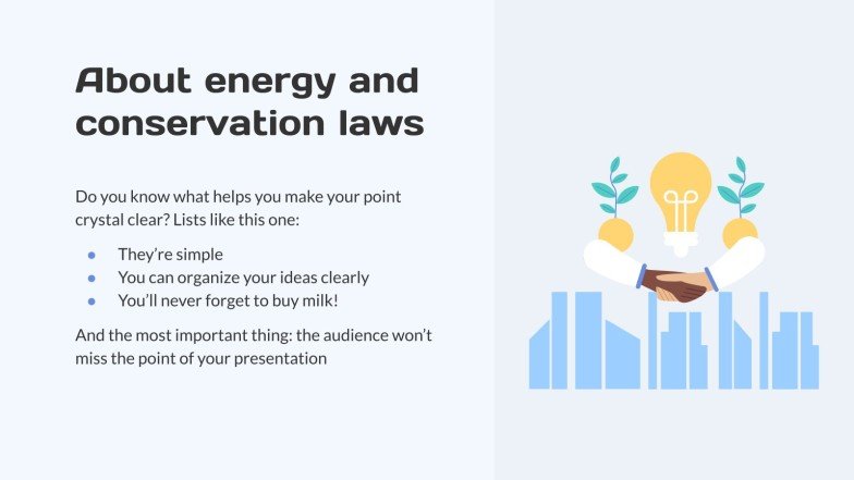 Energy and Conservation Laws - Physics - 10th Grade