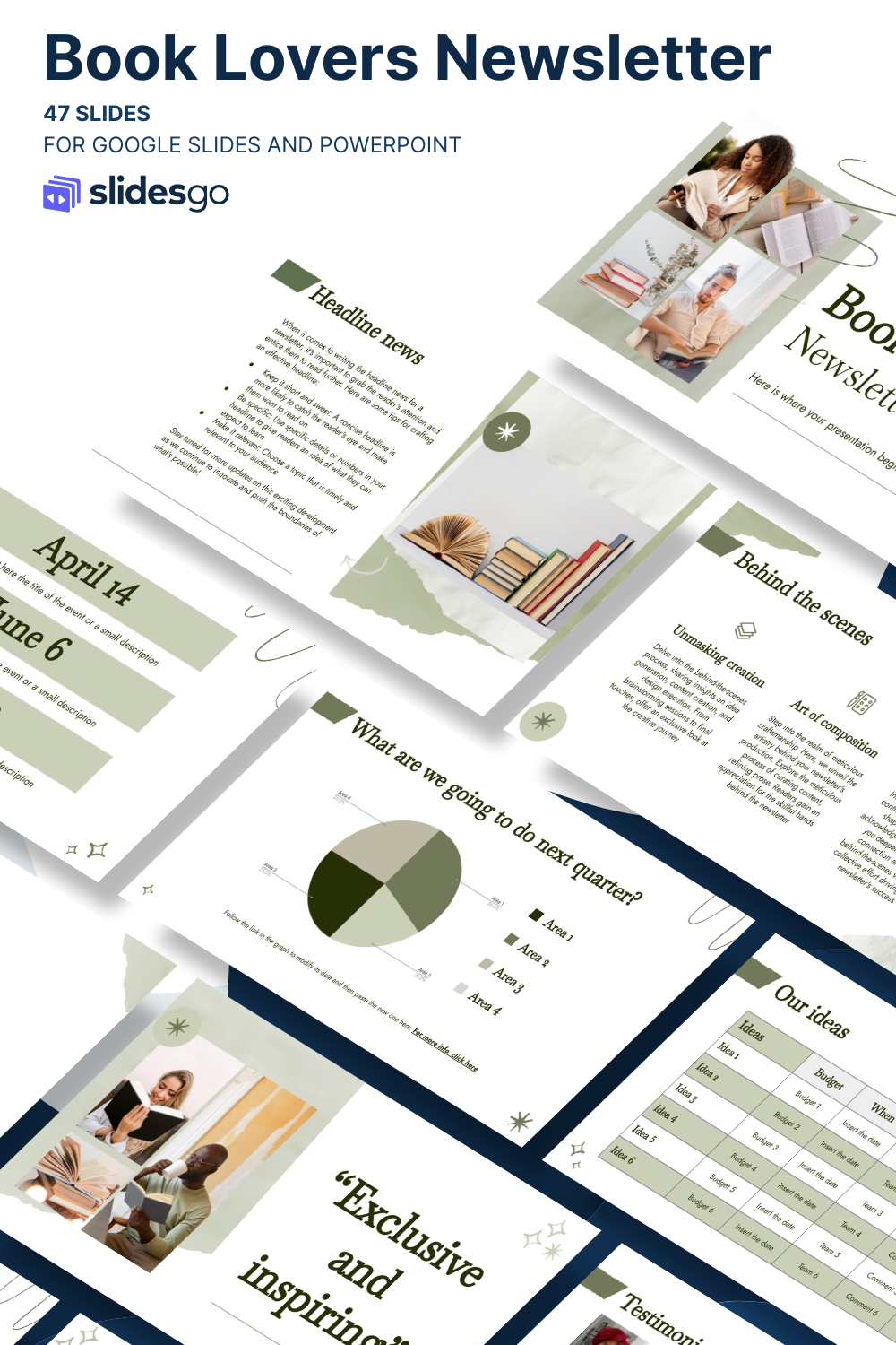 Book Lovers Newsletter Presentation