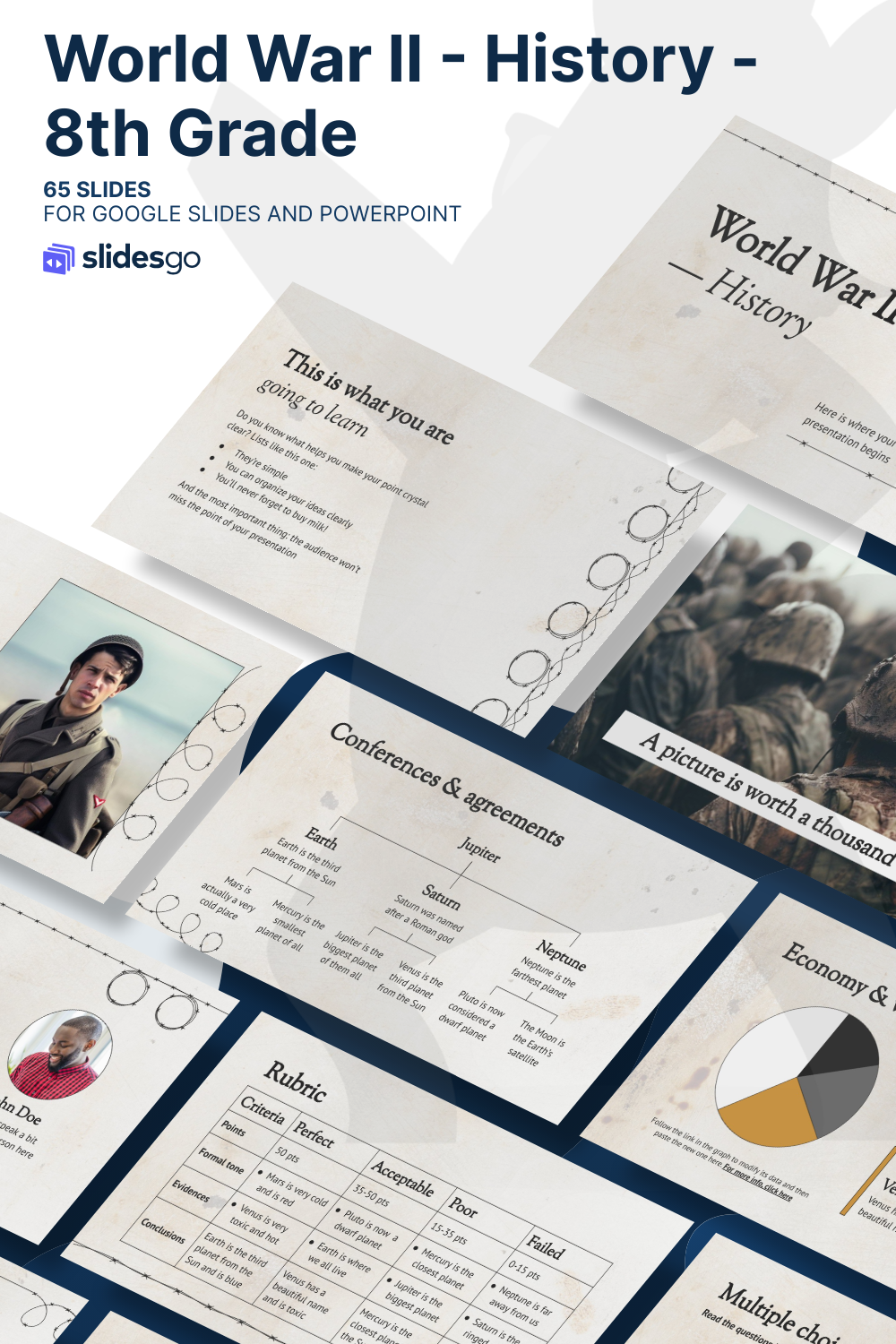 World War II - History - 8th Grade Presentation