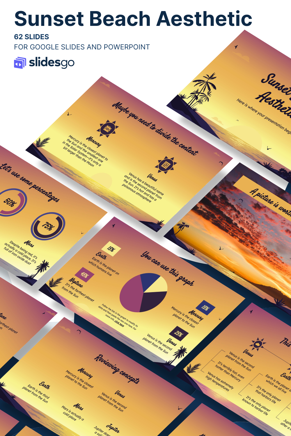 Sunset Beach Aesthetic Presentation