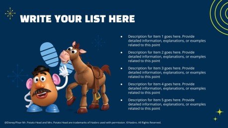 Toy Story Presentation