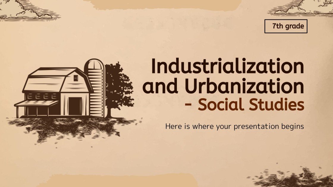 Industrialización y urbanización - 1.º de secundaria