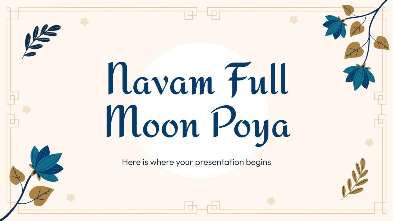 Presentación Navam Full Moon Poya