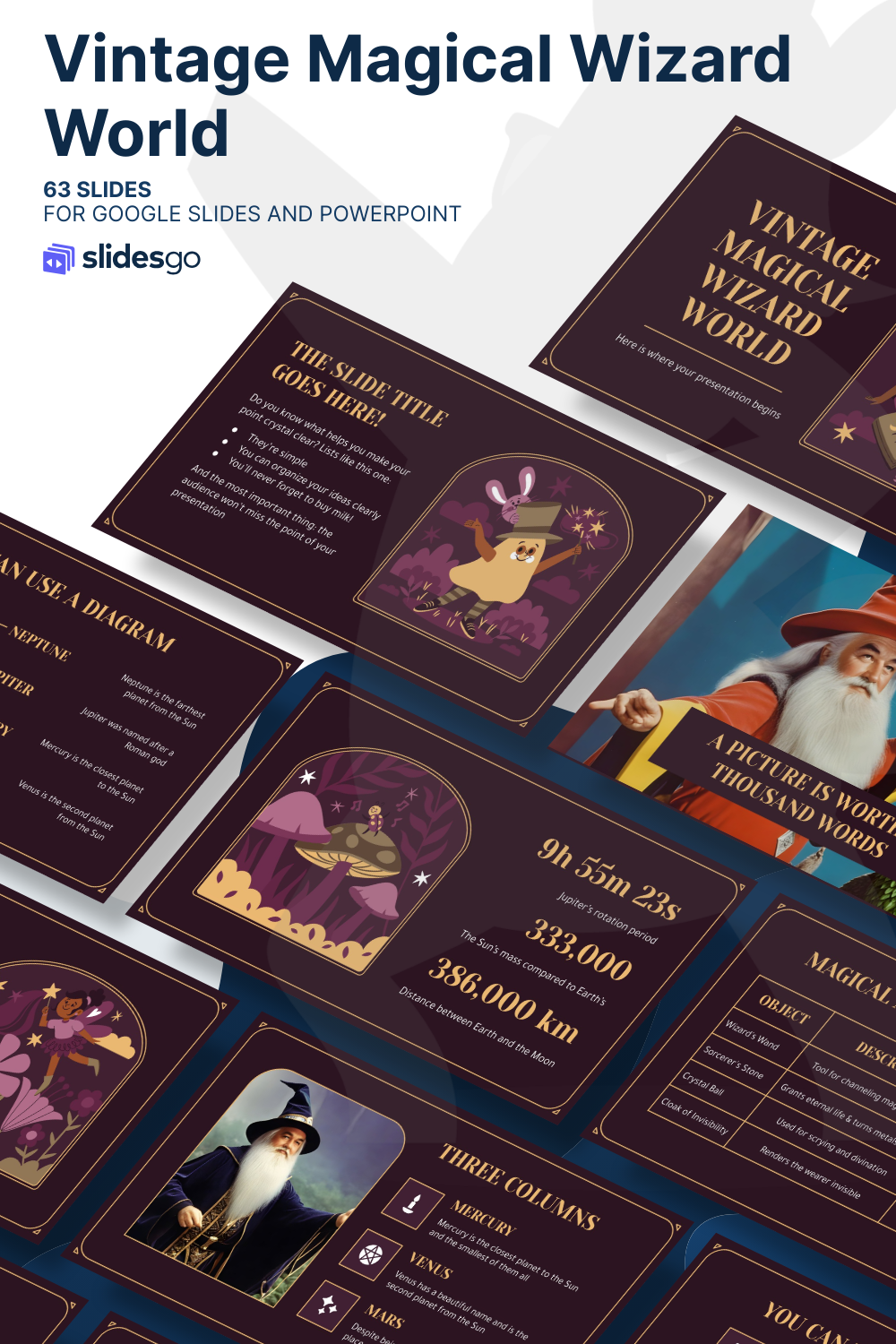 Vintage Magical Wizard World