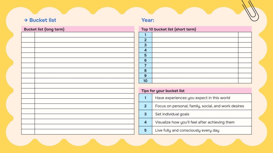 Sticky Notes Personal Organizer Template