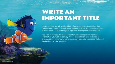 Finding Nemo Presentation