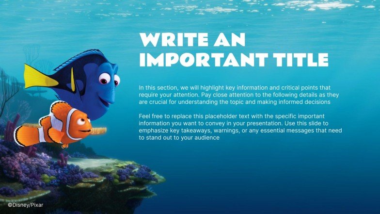 Finding Nemo Presentation
