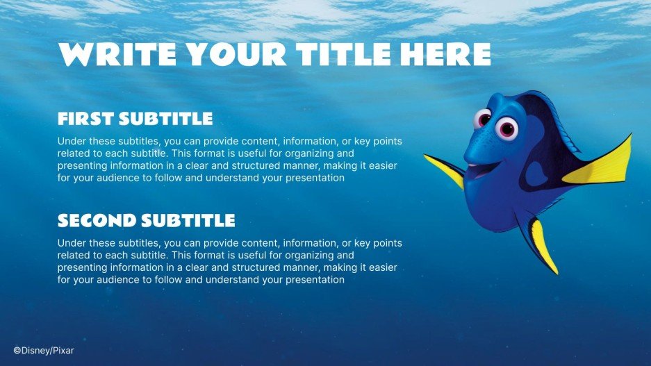 Finding Nemo Presentation