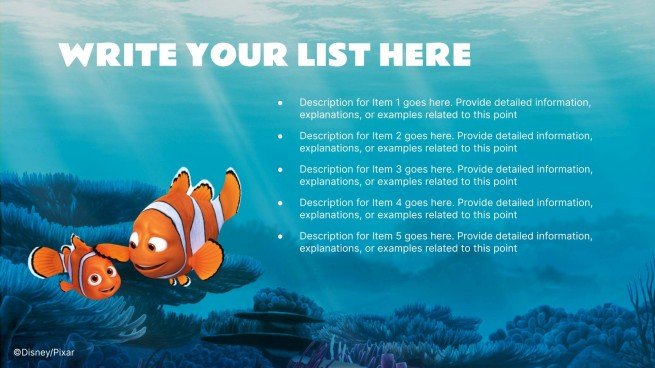 Finding Nemo Presentation