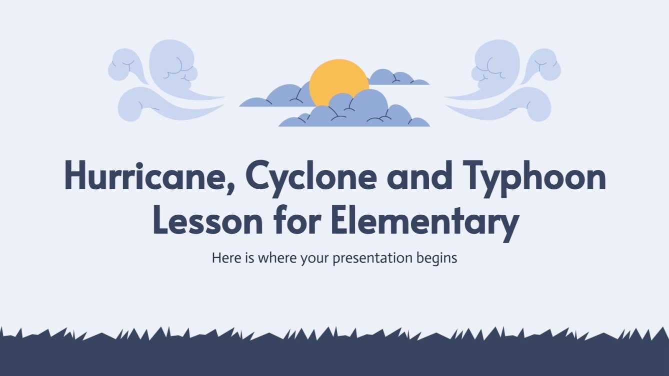 Hurricane, Cyclone and Typhoon Lesson for Elementary