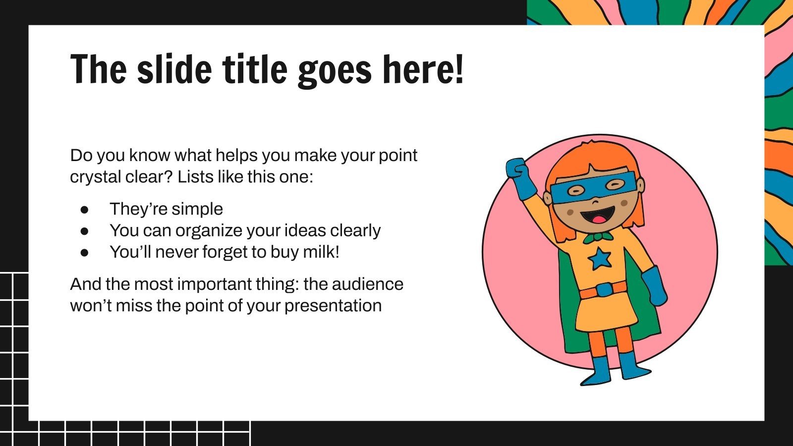 Fiction Hero Slides Presentation