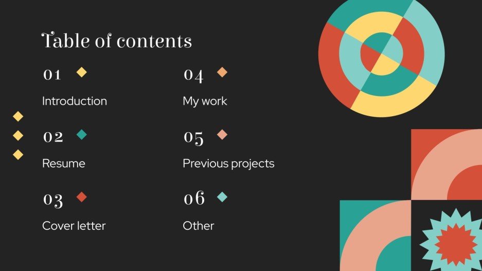 Abstract and Modern Portfolio Presentation