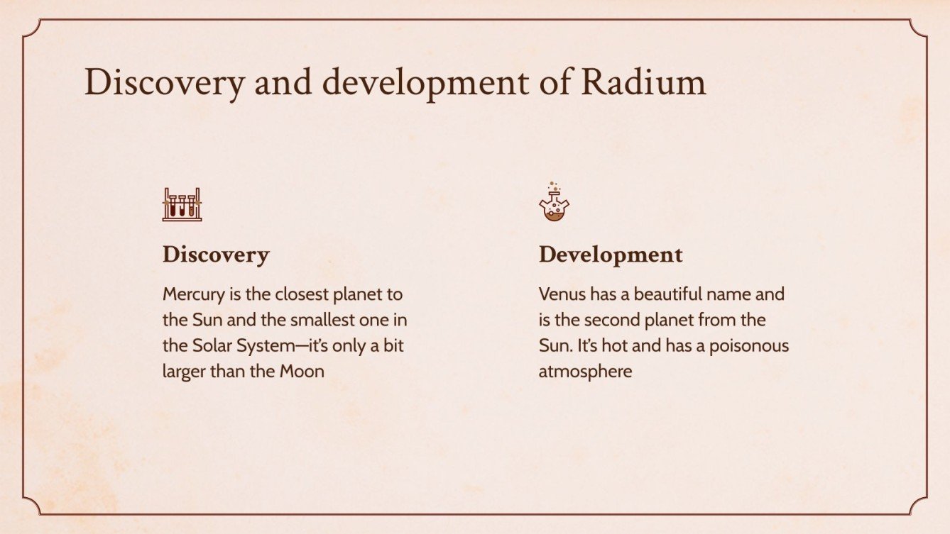 All About Chemical Element Radium Presentation