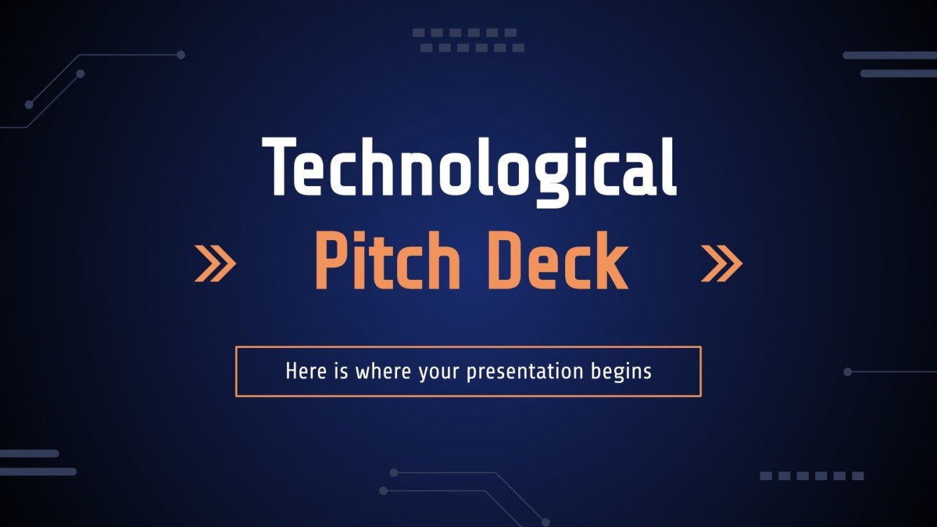 Technological Pitch Deck Presentation