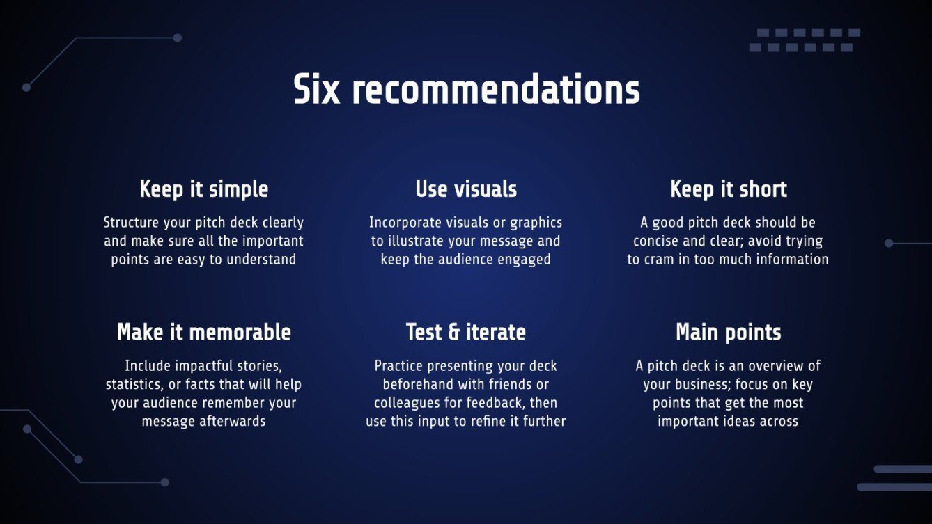 Technological Pitch Deck Presentation