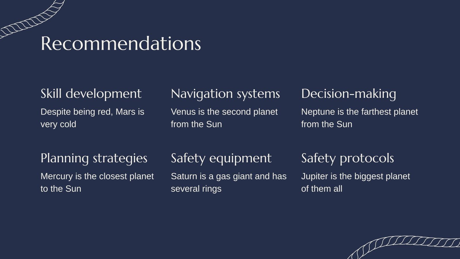 Advanced Navigation in Sailing Workshop Presentation