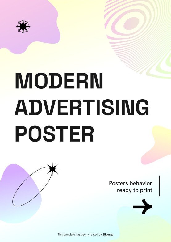 Modern Advertising Poster Presentation