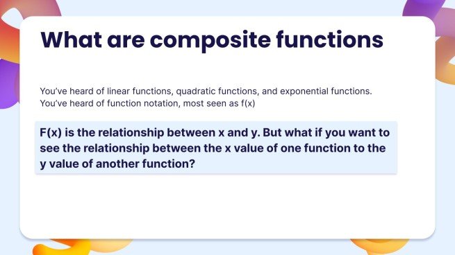 Composite Functions Presentation