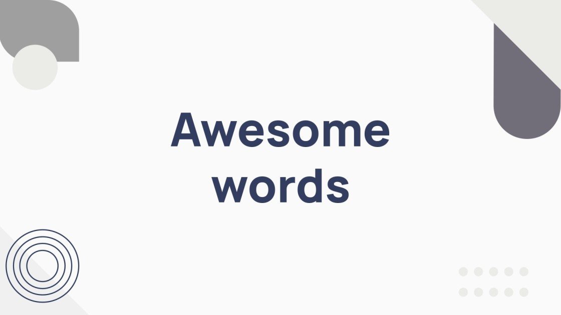 Formal Geometric Slides Presentation