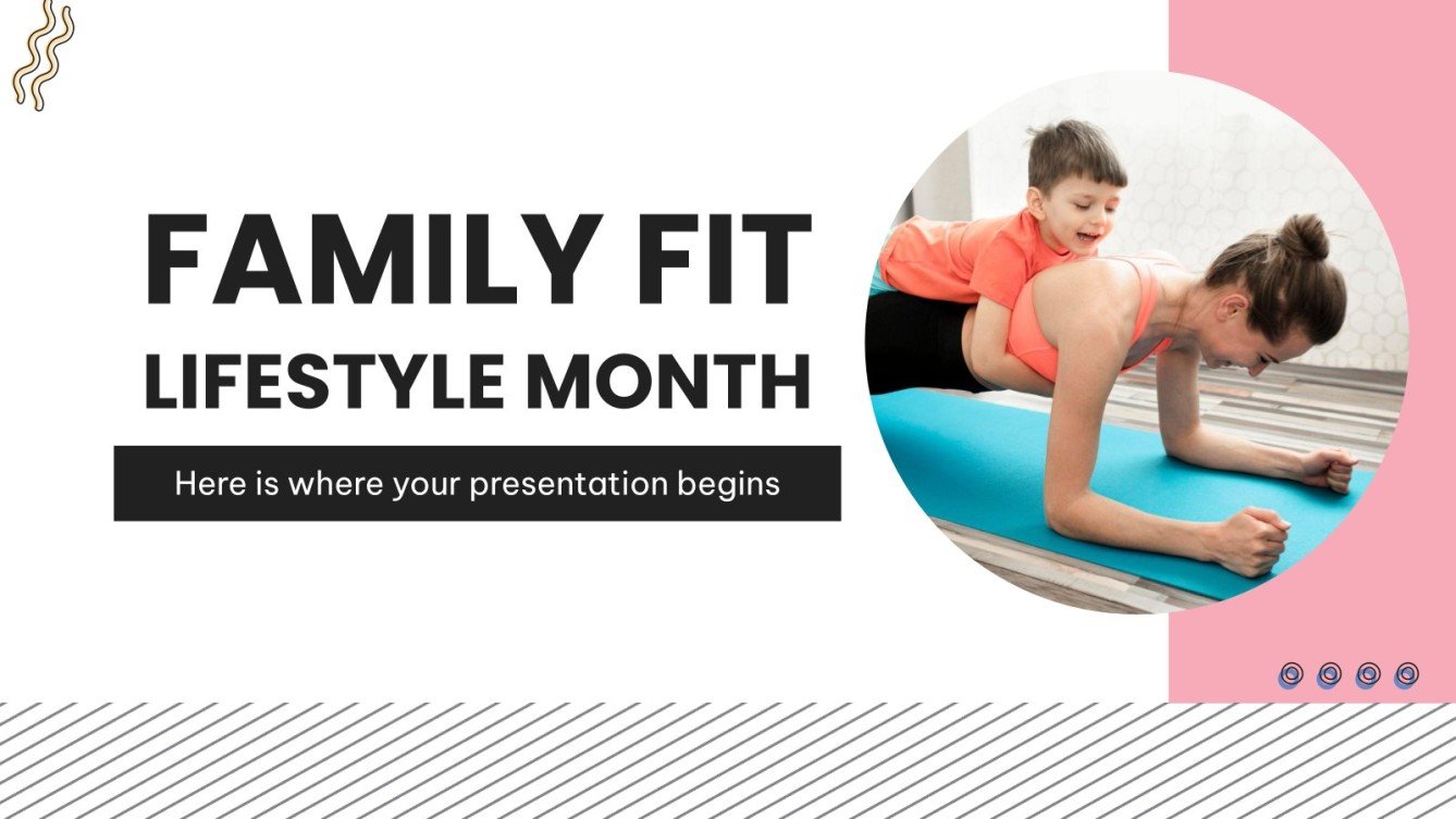 Family Fit Lifestyle Month | Google Slides & PowerPoint