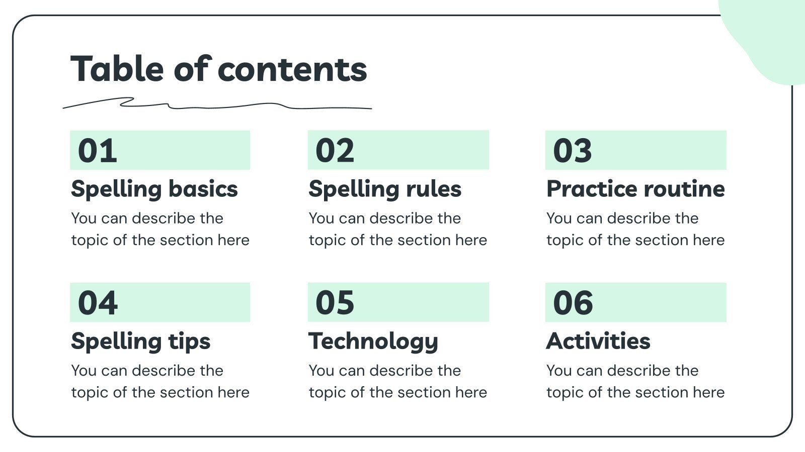 Tips to Improve Your Spelling Presentation
