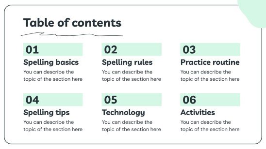 Tips to Improve Your Spelling Presentation