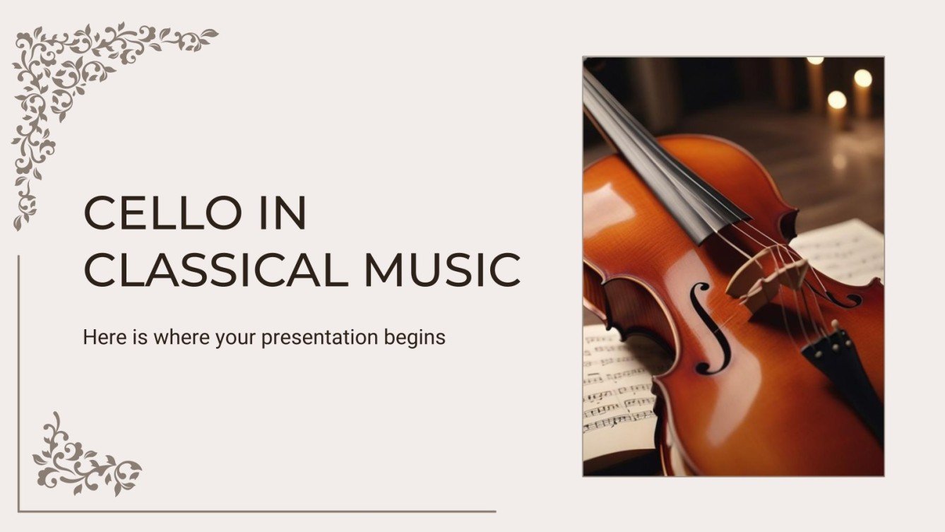 Free Classical Music templates for Google Slides & PPT
