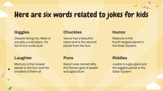 Funny Jokes and Stuff for Kids - Presentation