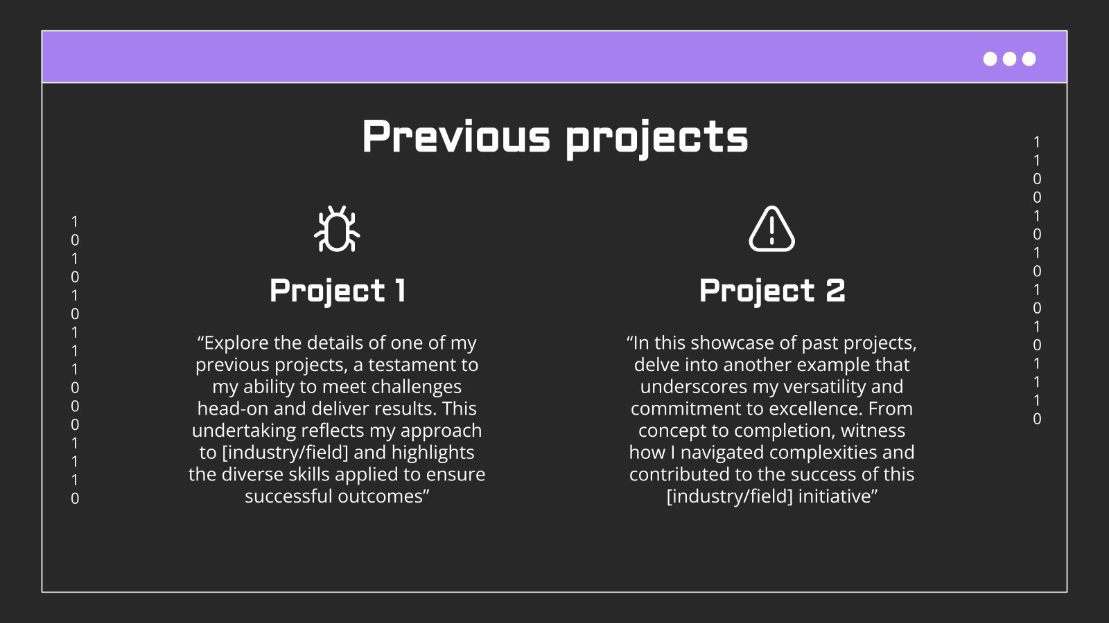 Senior Frontend Developer Portfolio Presentation