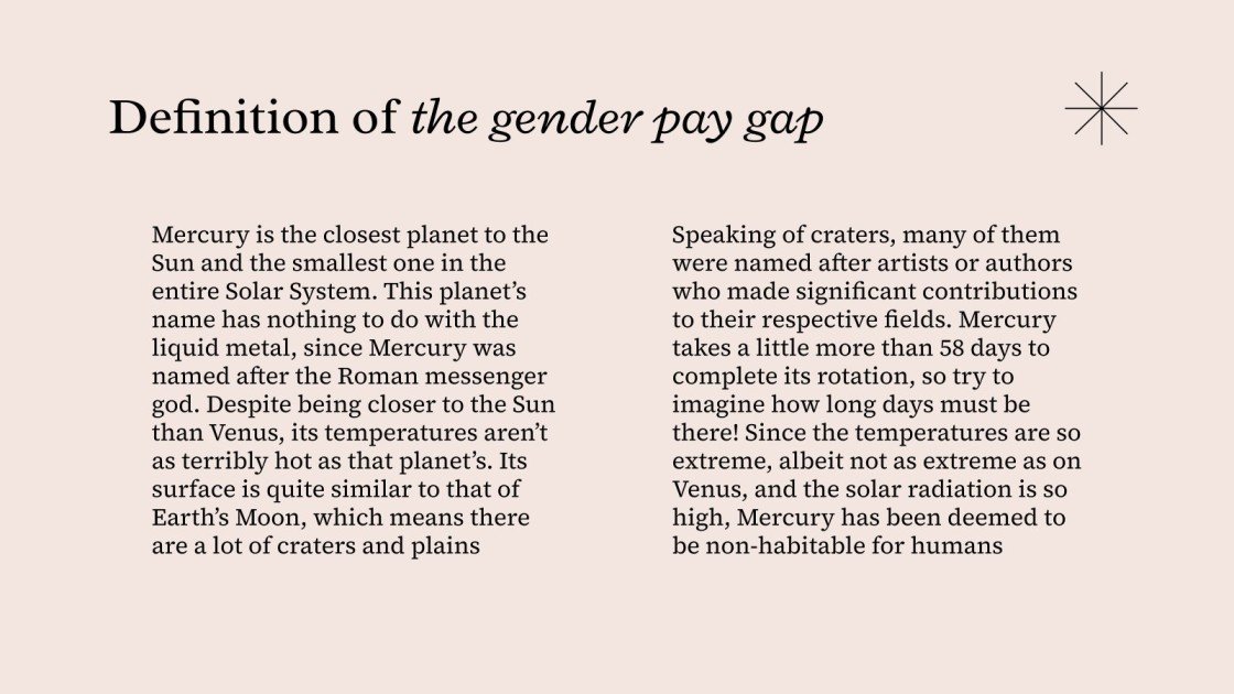 The Gender Pay Gap Presentation
