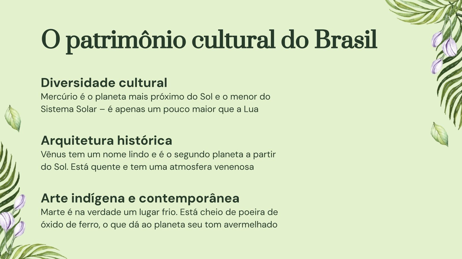 History of Brazil Presentation