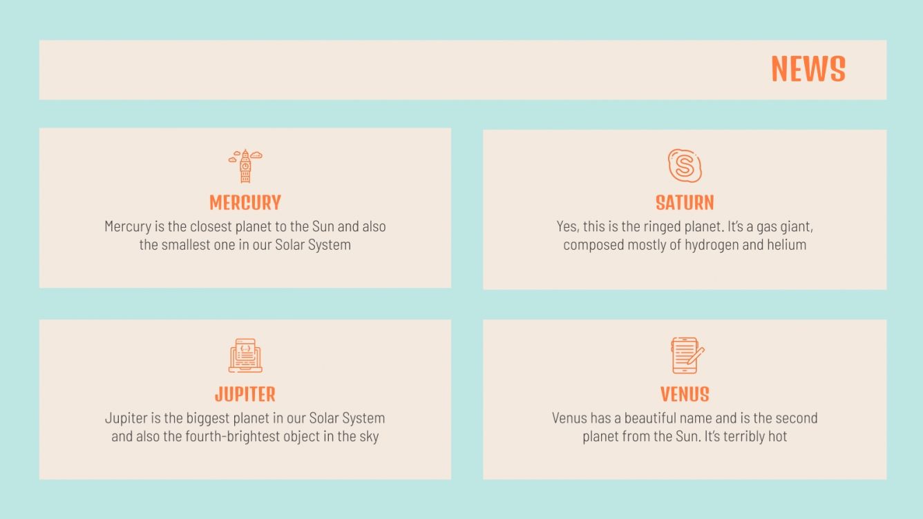 Language School Newsletter Google Slides and PowerPoint Template