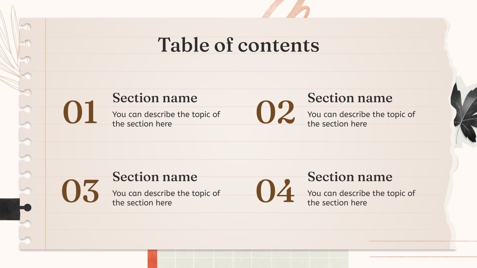 Digital Marketing Strategy Notebook | Google Slides & PPT