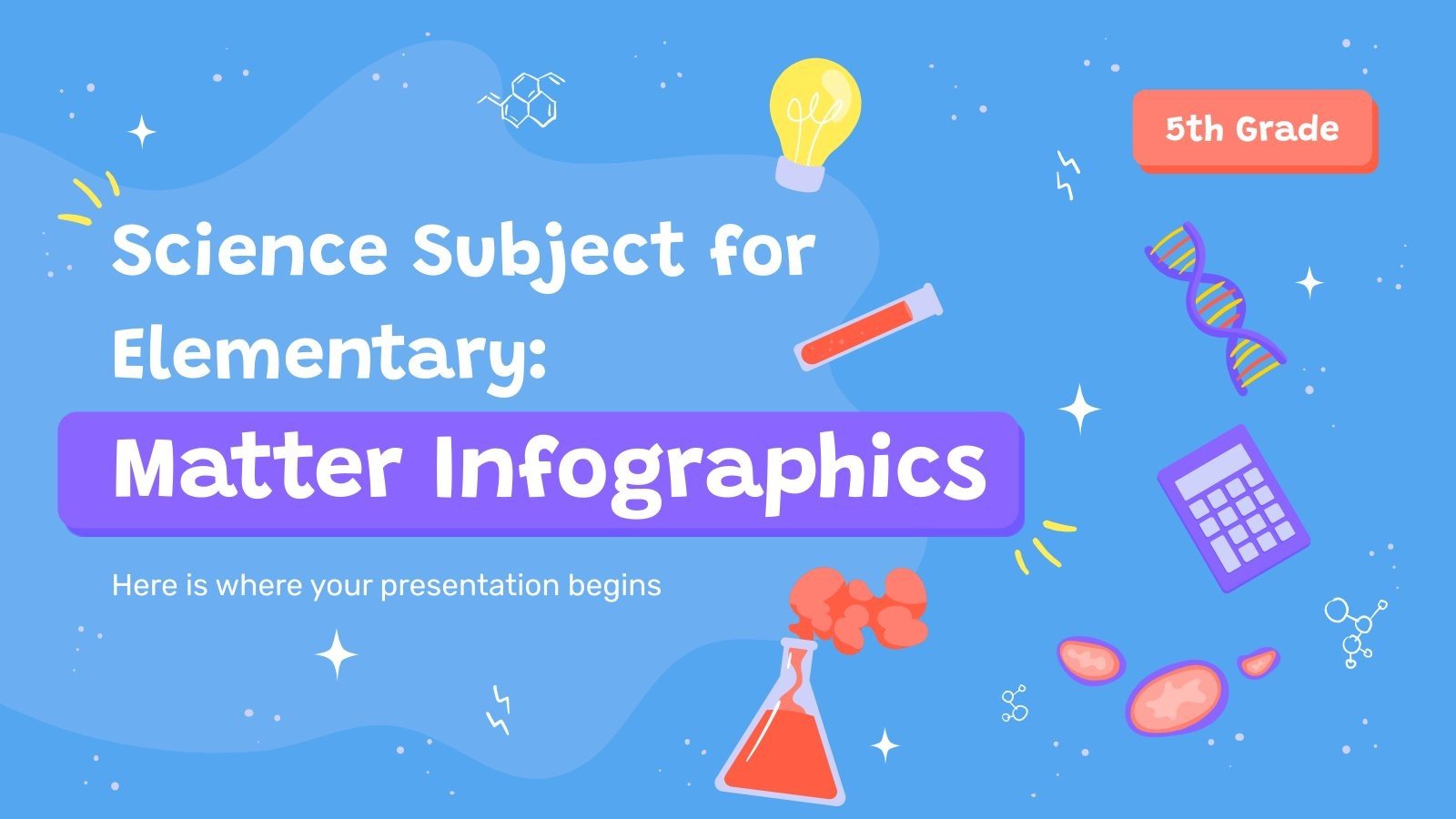 Science Subject for Elementary : Matter Infographics
